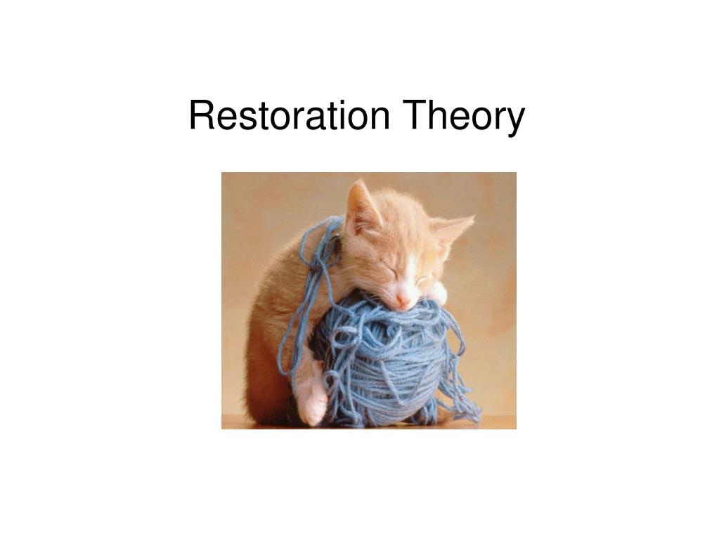 PPT - Restoration Theory PowerPoint Presentation, free download - ID ...