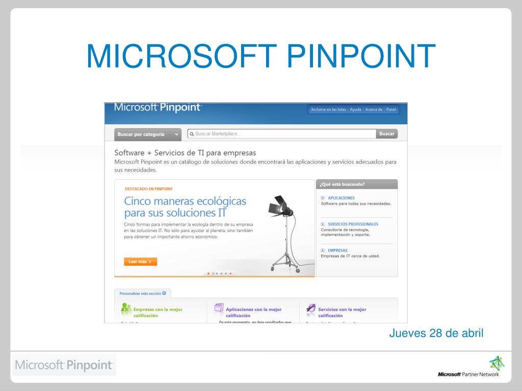 PPT - MICROSOFT PINPOINT PowerPoint Presentation, free download - ID ...