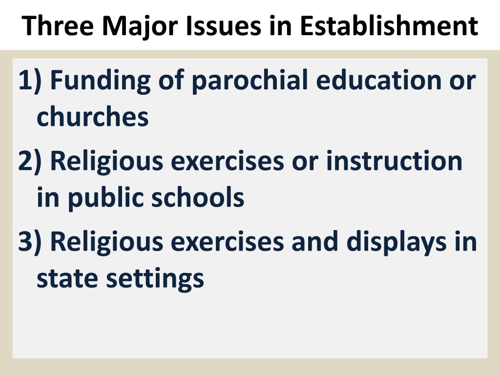 PPT - Three Major Issues in Establishment PowerPoint Presentation, free ...