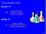 PPT - Units of Concentration PowerPoint Presentation, free download ...