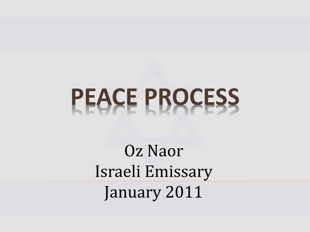 PPT - Peace process PowerPoint Presentation, free download - ID:2234975