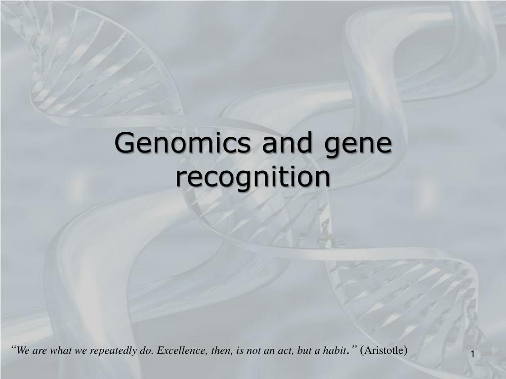 PPT - Genomics and gene recognition PowerPoint Presentation, free ...