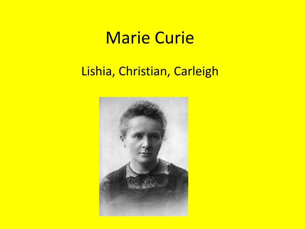 PPT - Marie Curie PowerPoint Presentation, free download - ID:2238867