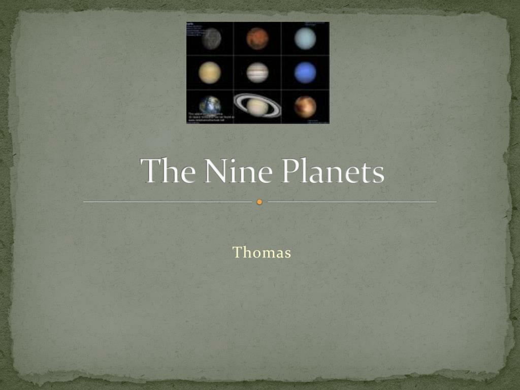 PPT - The Nine Planets PowerPoint Presentation, free download - ID:2238883