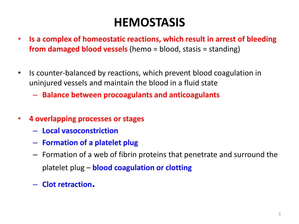 PPT - HEMOSTASIS PowerPoint Presentation, free download - ID:2238933
