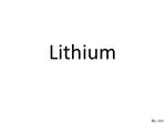PPT - Lithium PowerPoint Presentation, free download - ID:1614552