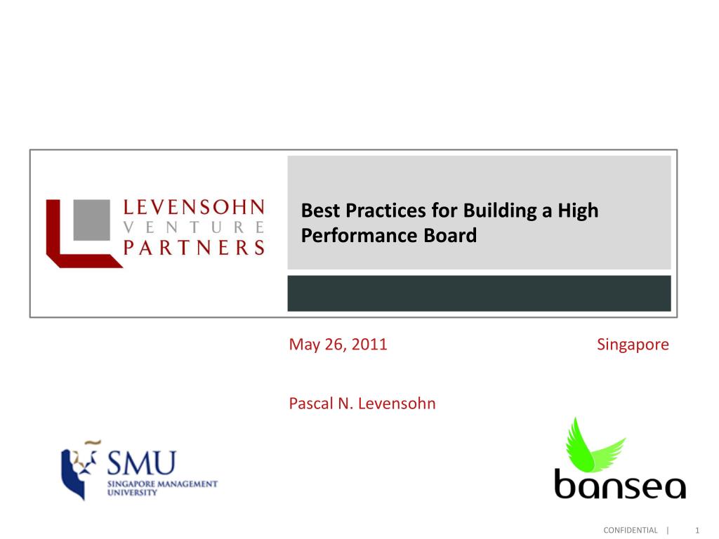PPT - Best Practices for Building a High Performance Board PowerPoint ...
