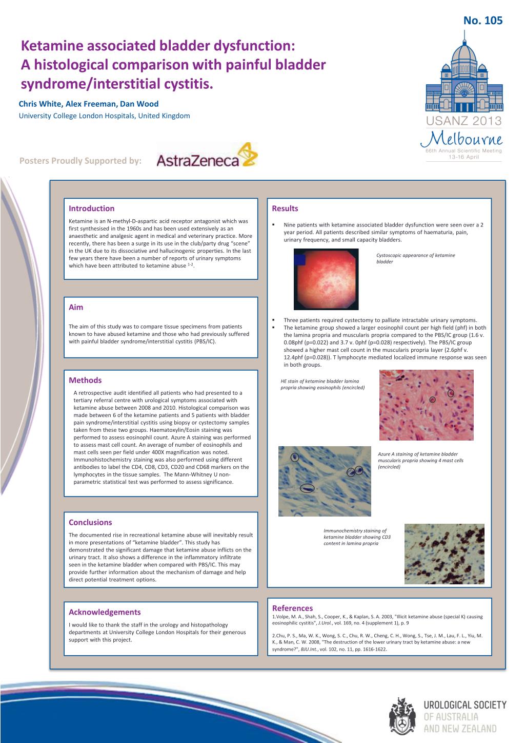 PPT - Ketamine associated bladder dysfunction: PowerPoint Presentation ...