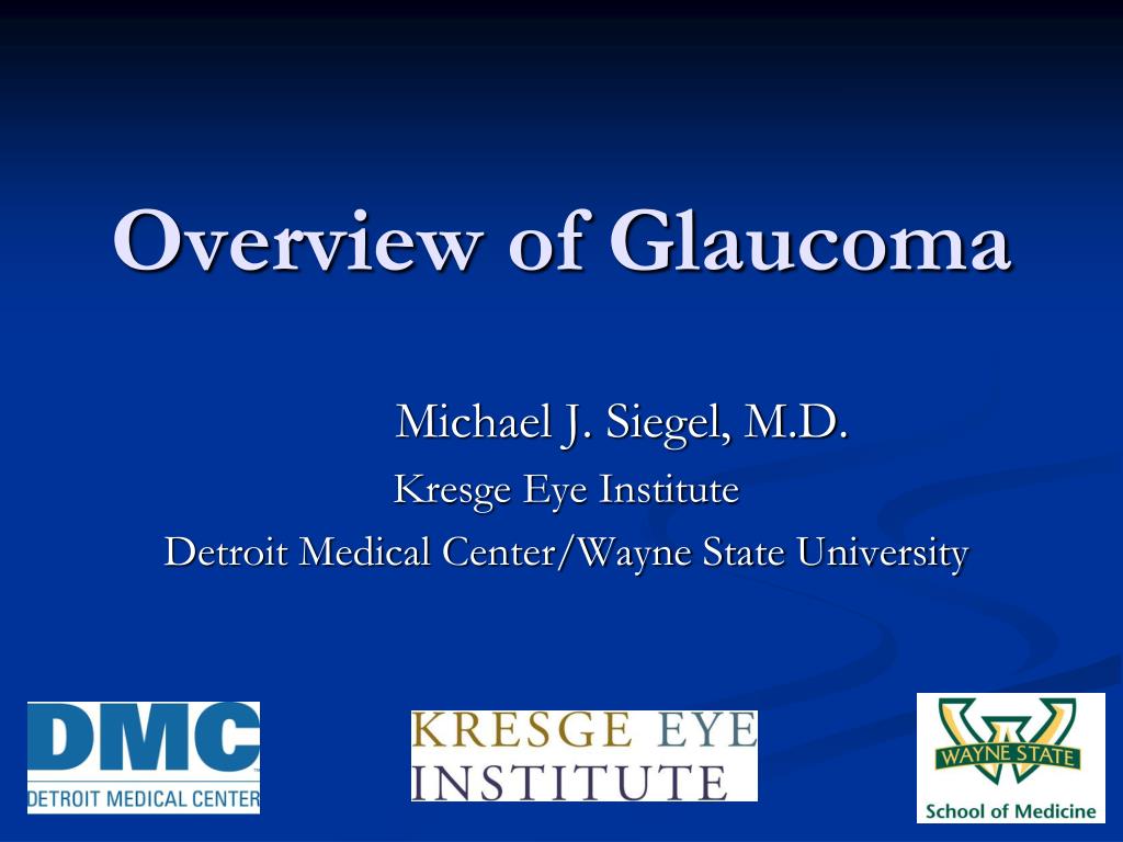 PPT - Overview of Glaucoma PowerPoint Presentation, free download - ID ...