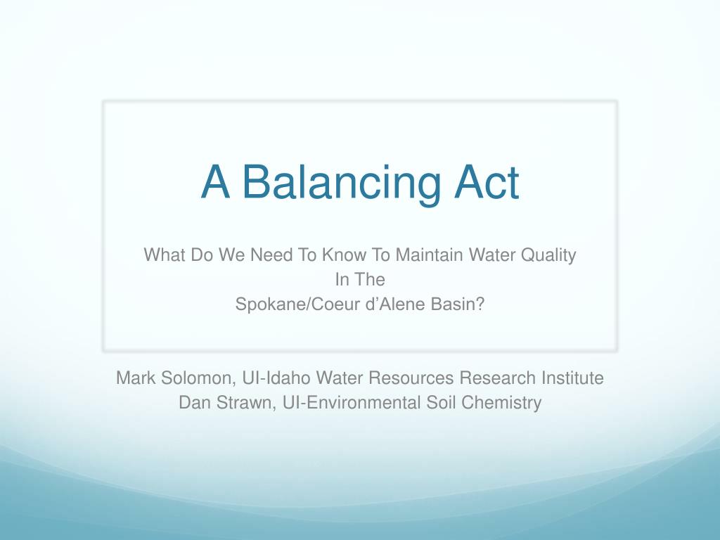 PPT - A Balancing Act PowerPoint Presentation, free download - ID:2244576