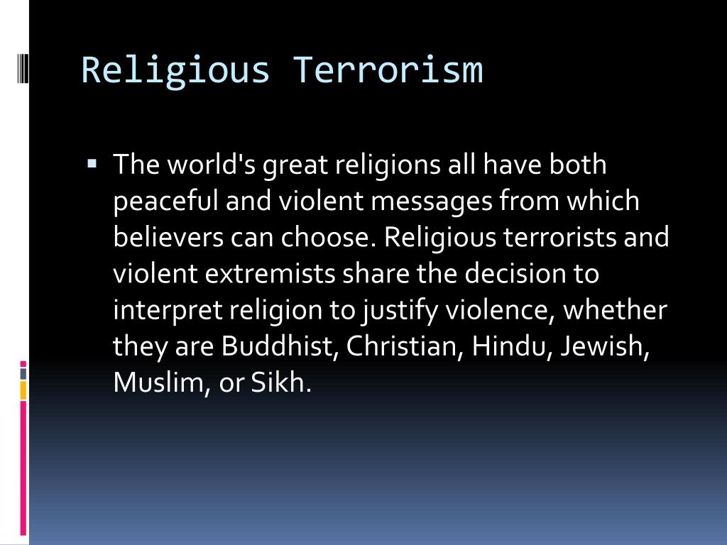 PPT - Religious Terrorism PowerPoint Presentation, free download - ID ...