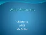 PPT - Water Resources PowerPoint Presentation, free download - ID:9507285