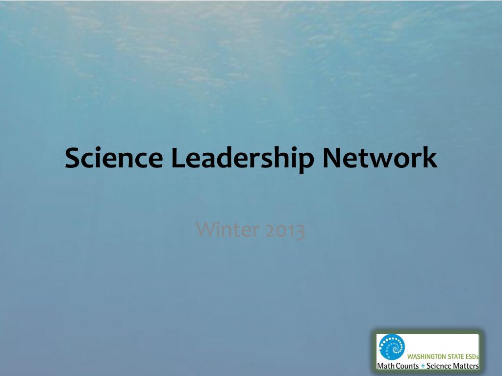PPT - Science Leadership Network PowerPoint Presentation, free download ...