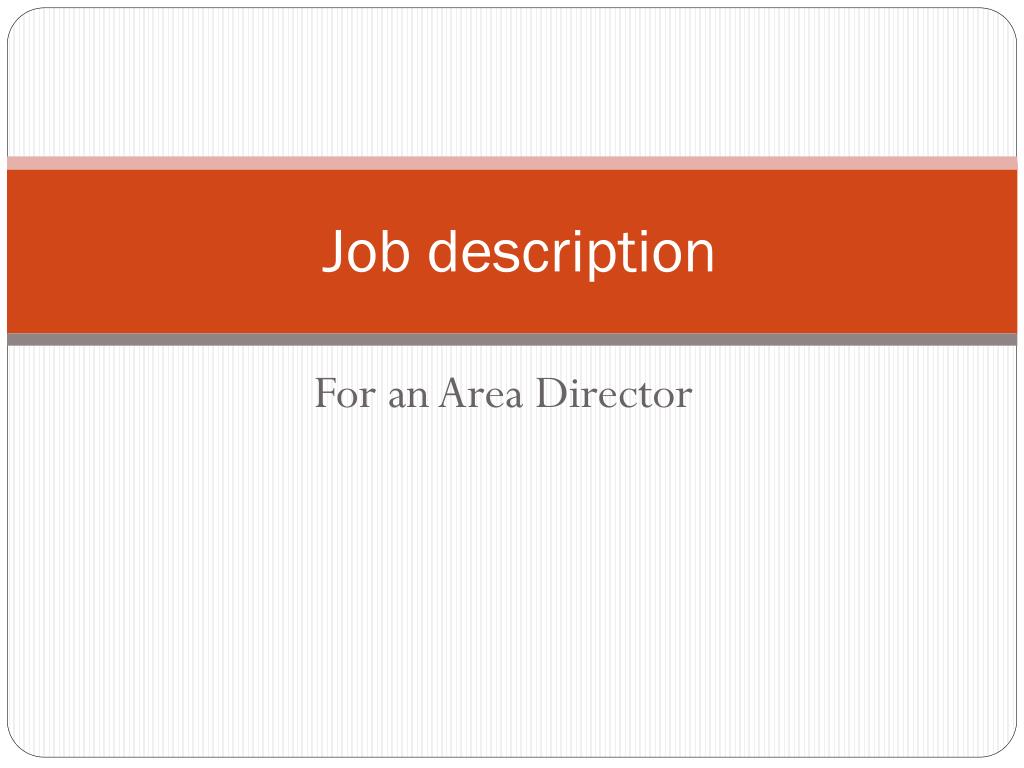 PPT - Job description PowerPoint Presentation, free download - ID:2248630