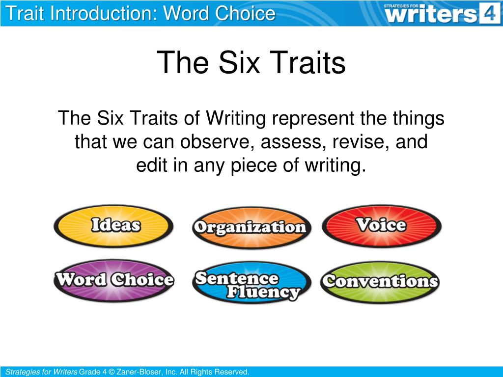 PPT - The Six Traits PowerPoint Presentation, free download - ID:2251363
