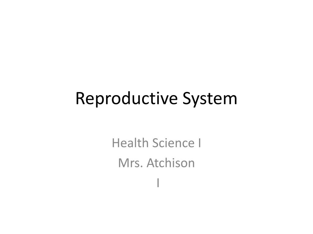 PPT - Reproductive System PowerPoint Presentation, free download - ID ...