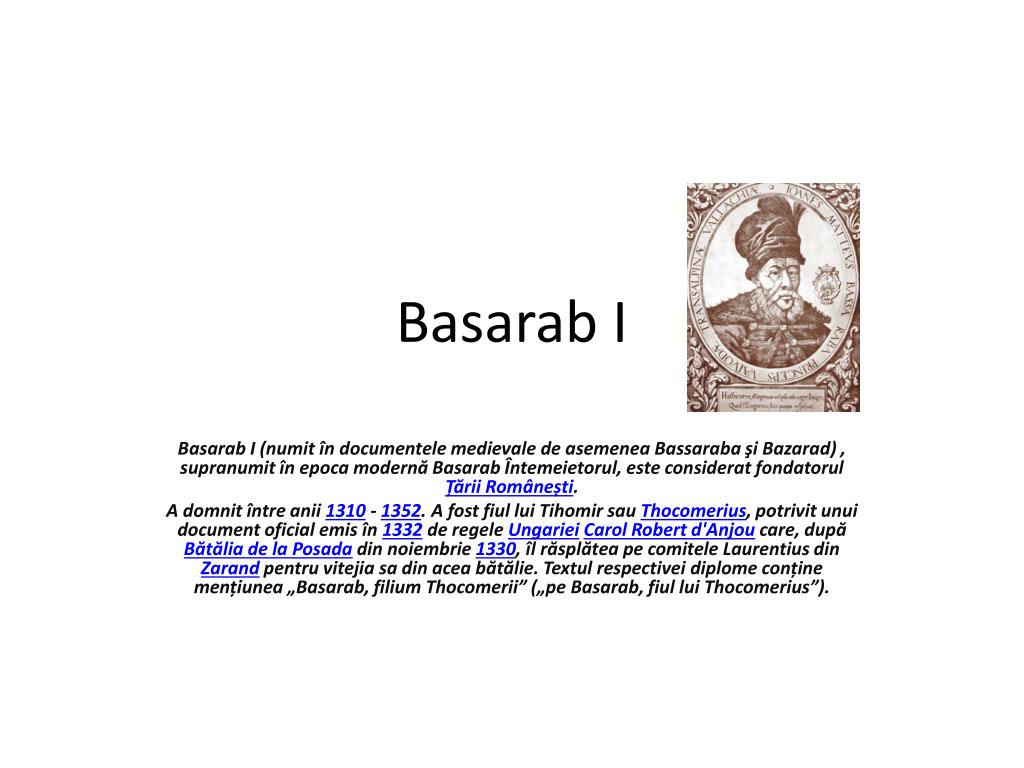 PPT - Basarab I PowerPoint Presentation, free download - ID:2251625