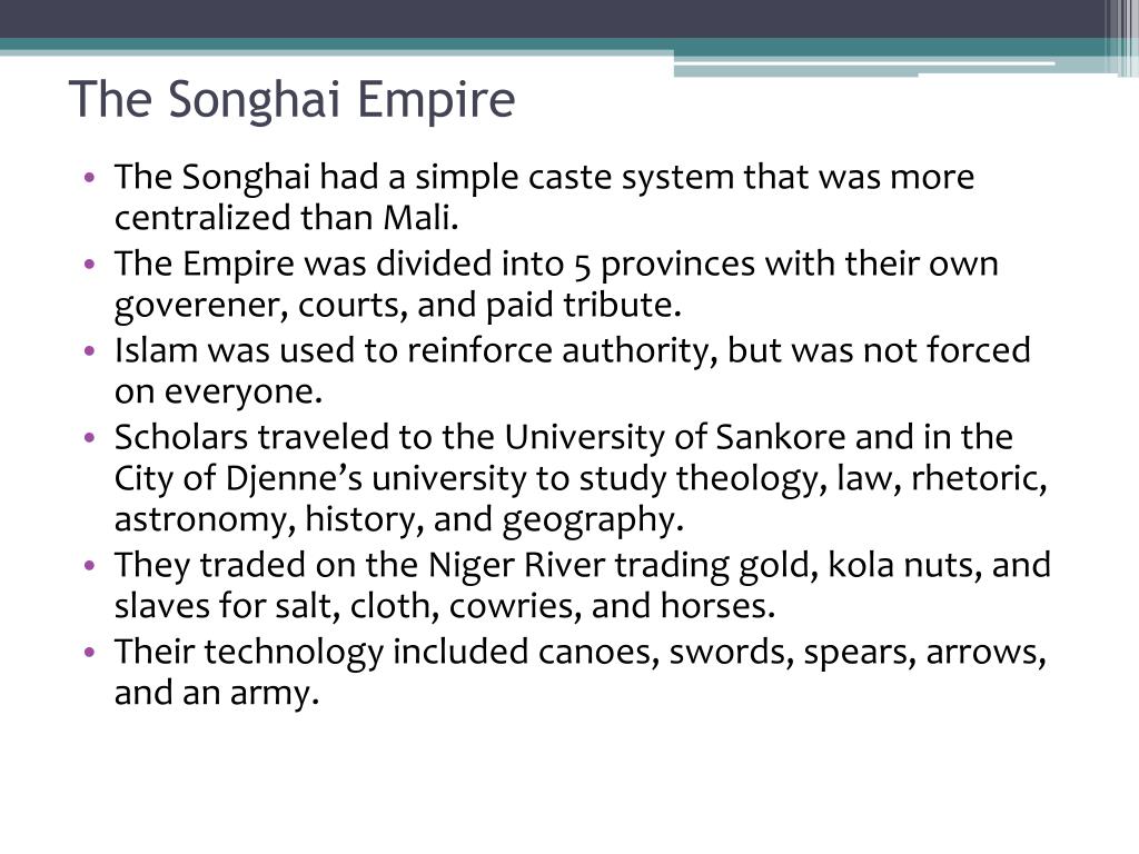 PPT - The Songhai Empire PowerPoint Presentation, free download - ID ...