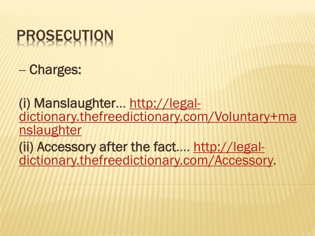 PPT - Prosecution PowerPoint Presentation, free download - ID:2253386