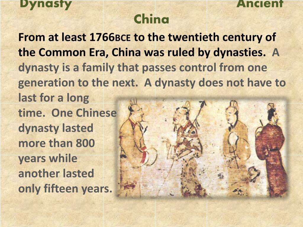 PPT - Ancient China's Dynasties: From Shang to Revolution PowerPoint ...