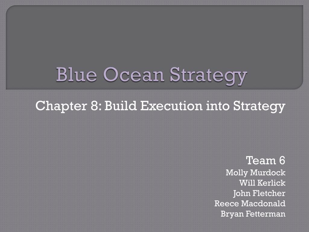 PPT - Blue Ocean Strategy PowerPoint Presentation, free download - ID ...
