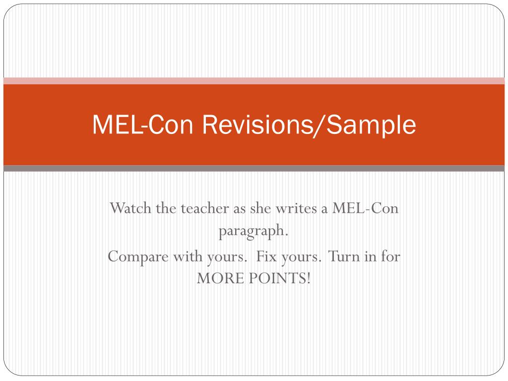 PPT - MEL-Con Revisions/Sample PowerPoint Presentation, free download ...