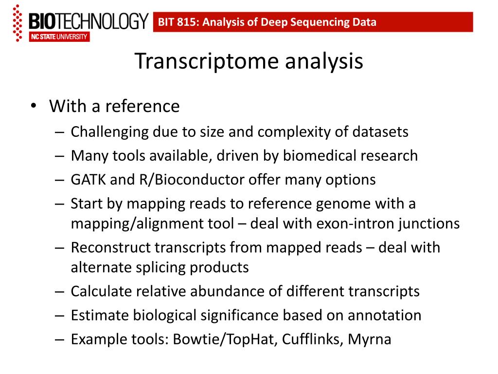 PPT - Transcriptome analysis PowerPoint Presentation, free download ...