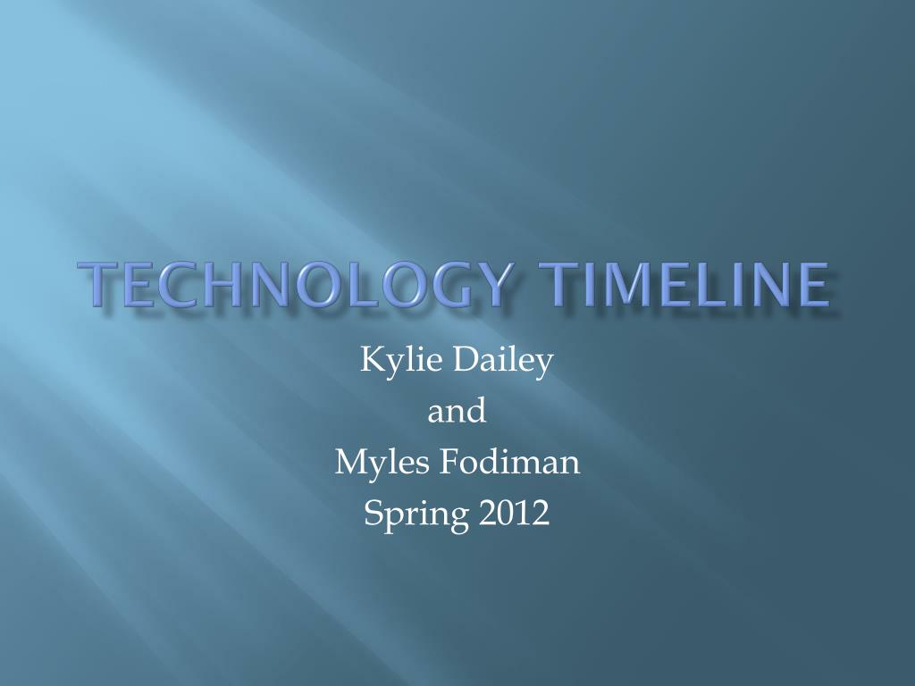 PPT - Technology Timeline PowerPoint Presentation, free download - ID ...
