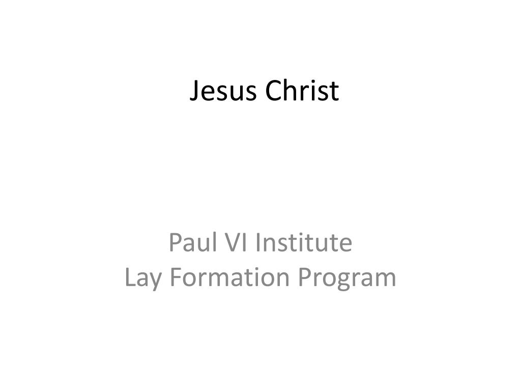 PPT - Jesus Christ PowerPoint Presentation, free download - ID:2256674