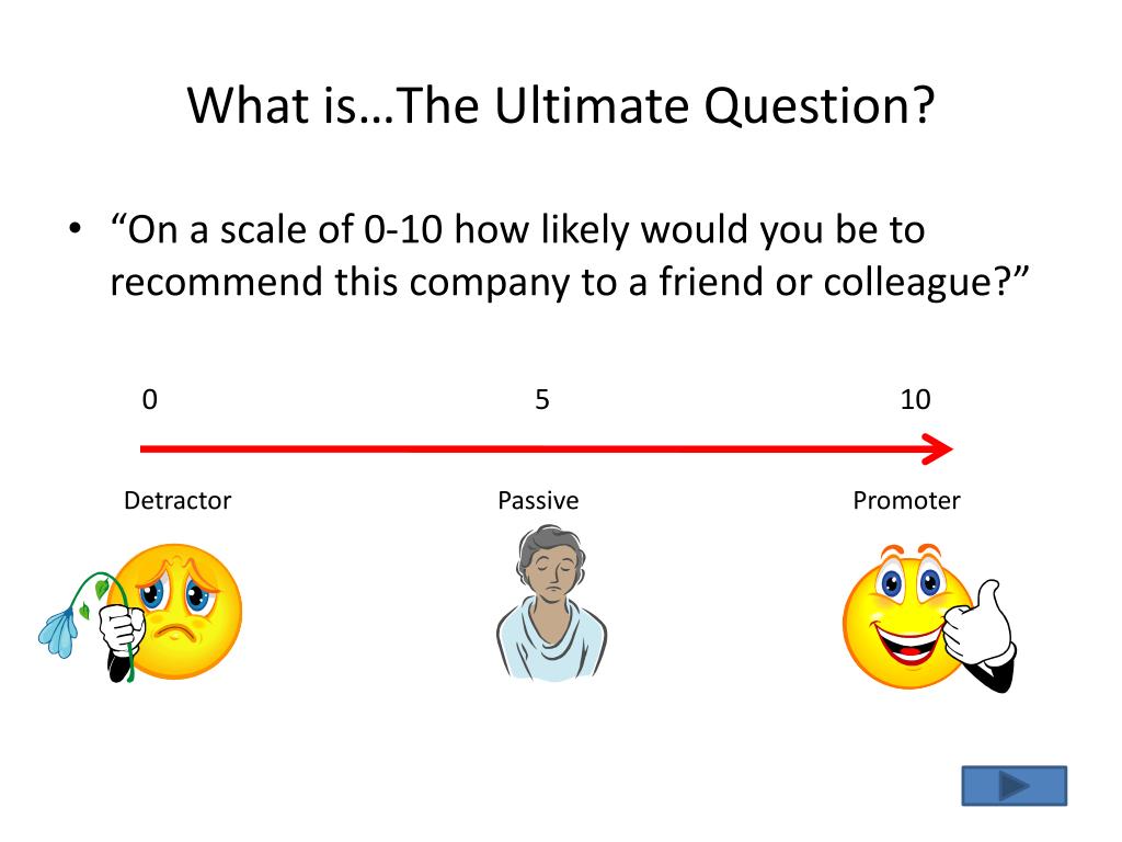 PPT - What is…The Ultimate Question? PowerPoint Presentation, free ...