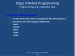 PPT - Robot Programming PowerPoint Presentation, free download - ID:6335330