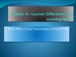 PPT - LEARNER DIFFERENCES PowerPoint Presentation, free download - ID:5753099