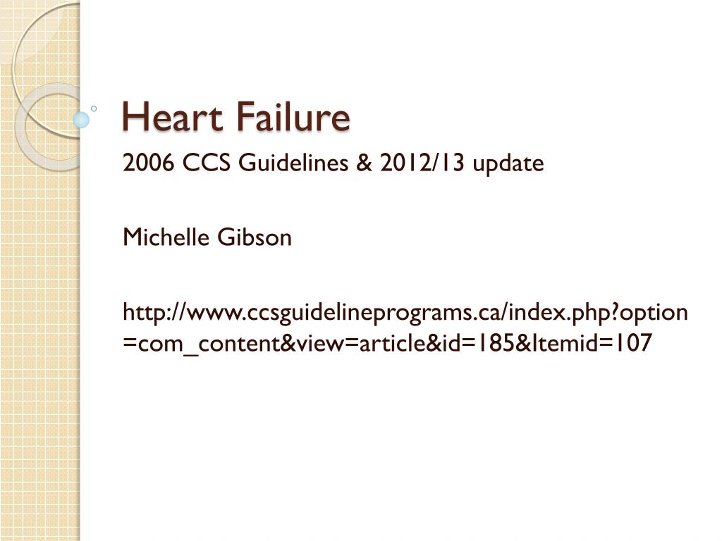 PPT - Heart Failure PowerPoint Presentation, free download - ID:2258970