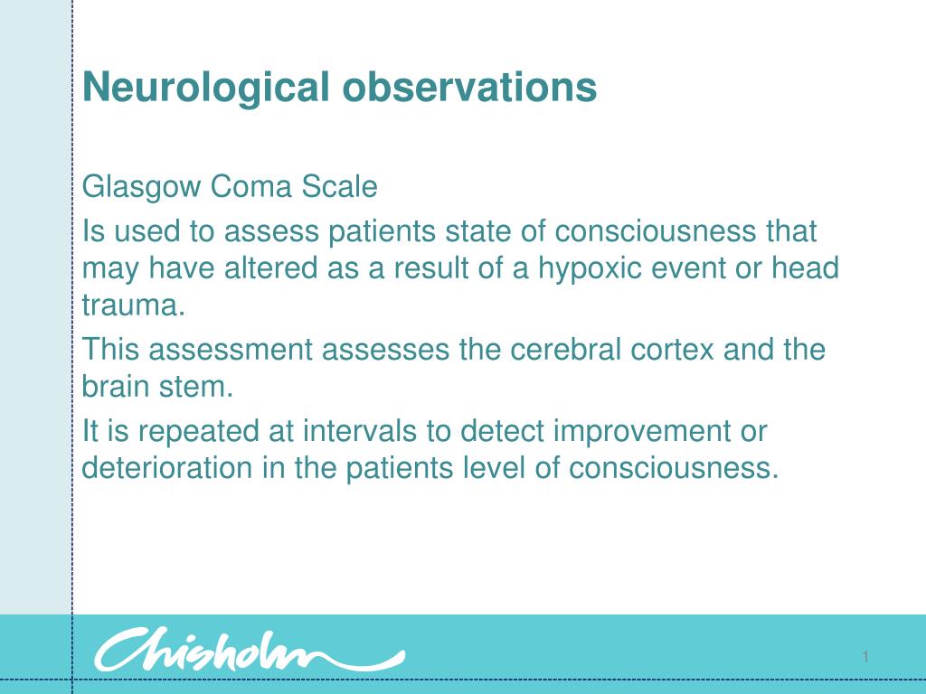 PPT - Neurological observations PowerPoint Presentation, free download ...