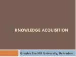 PPT - Knowledge Acquisition and Application PowerPoint Presentation ...