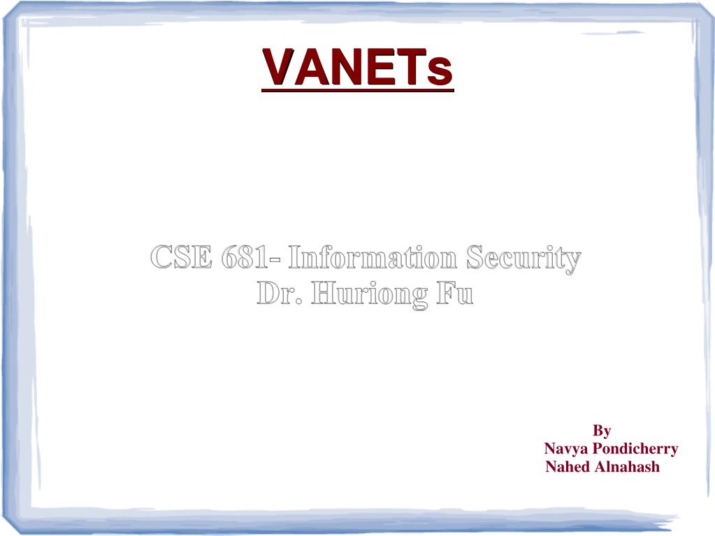 PPT - VANETs PowerPoint Presentation, free download - ID:2259866