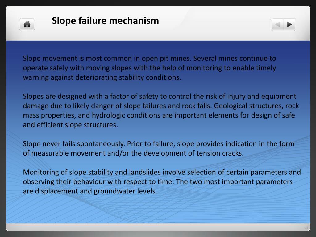 PPT - Slope failure mechanism PowerPoint Presentation, free download ...
