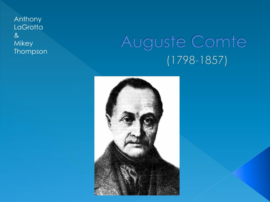 PPT - Auguste Comte PowerPoint Presentation, free download - ID:2261062