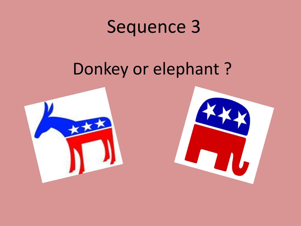 PPT - Donkey or elephant ? PowerPoint Presentation, free download - ID ...