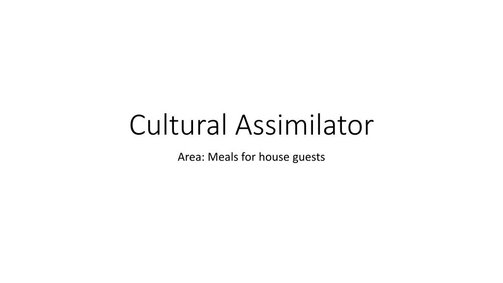 PPT - Cultural Assimilator PowerPoint Presentation, free download - ID ...