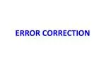PPT - FEEDBACK AND ERROR CORRECTION PowerPoint Presentation, free ...