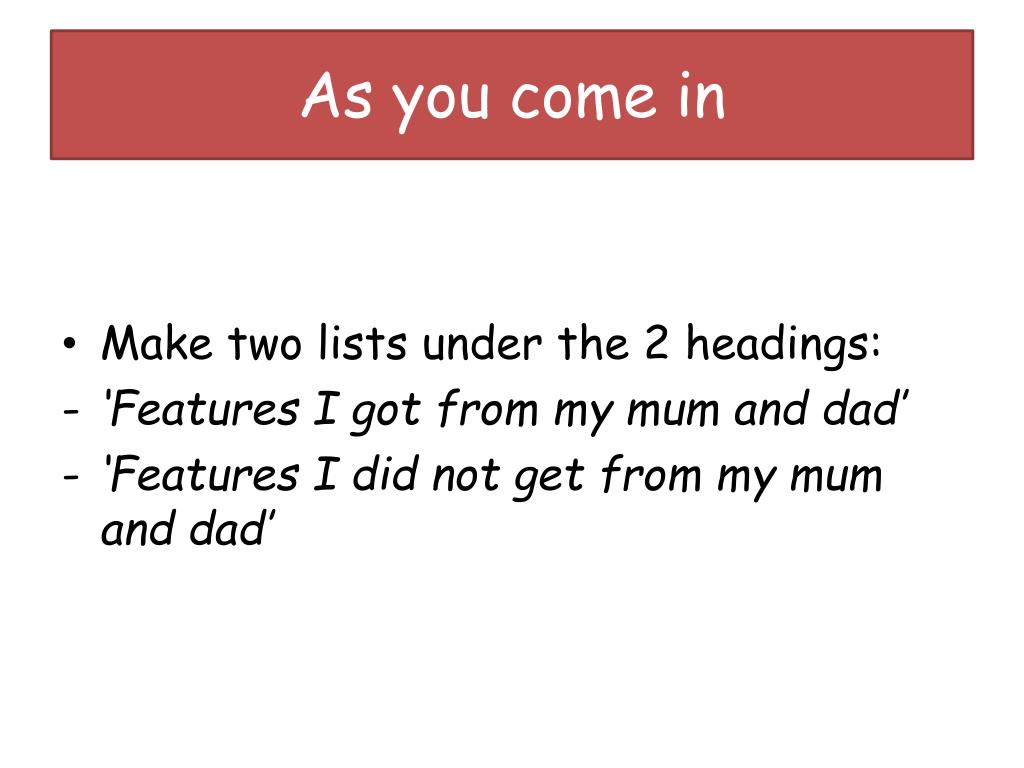 PPT - As you come in PowerPoint Presentation, free download - ID:2266377