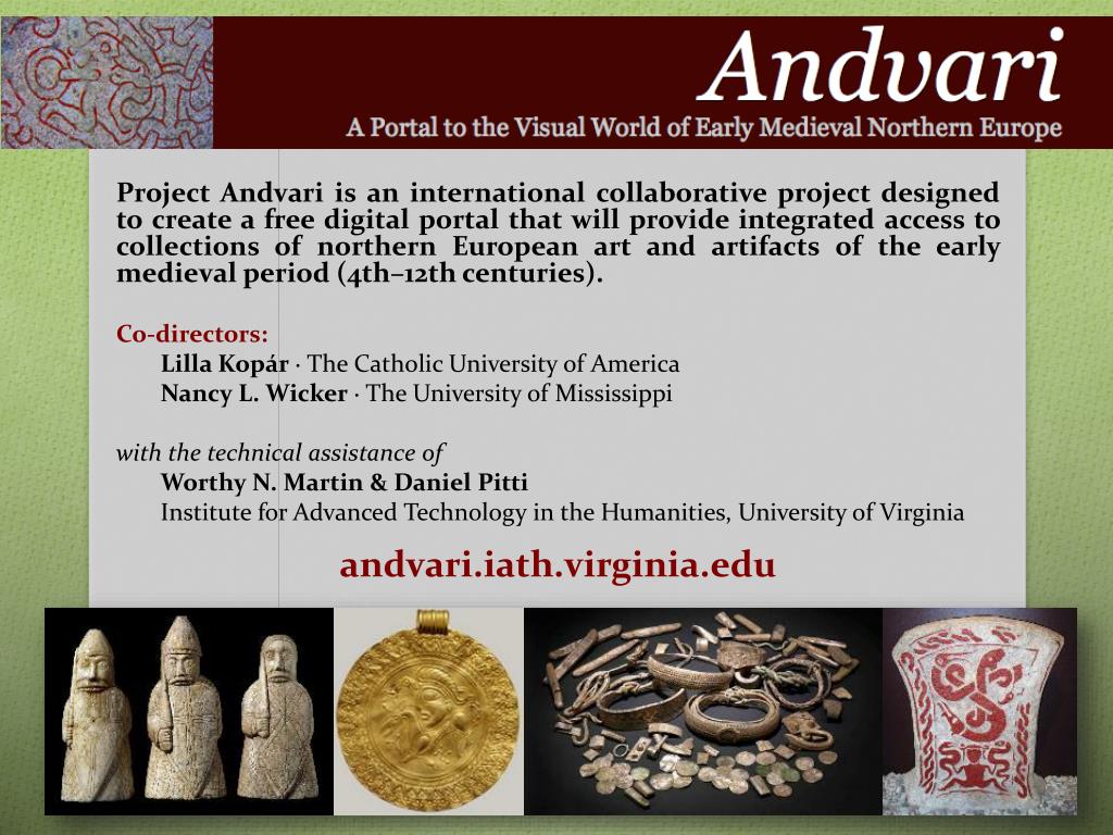 PPT - Project Andvari: Free Digital Portal for Northern European Art ...