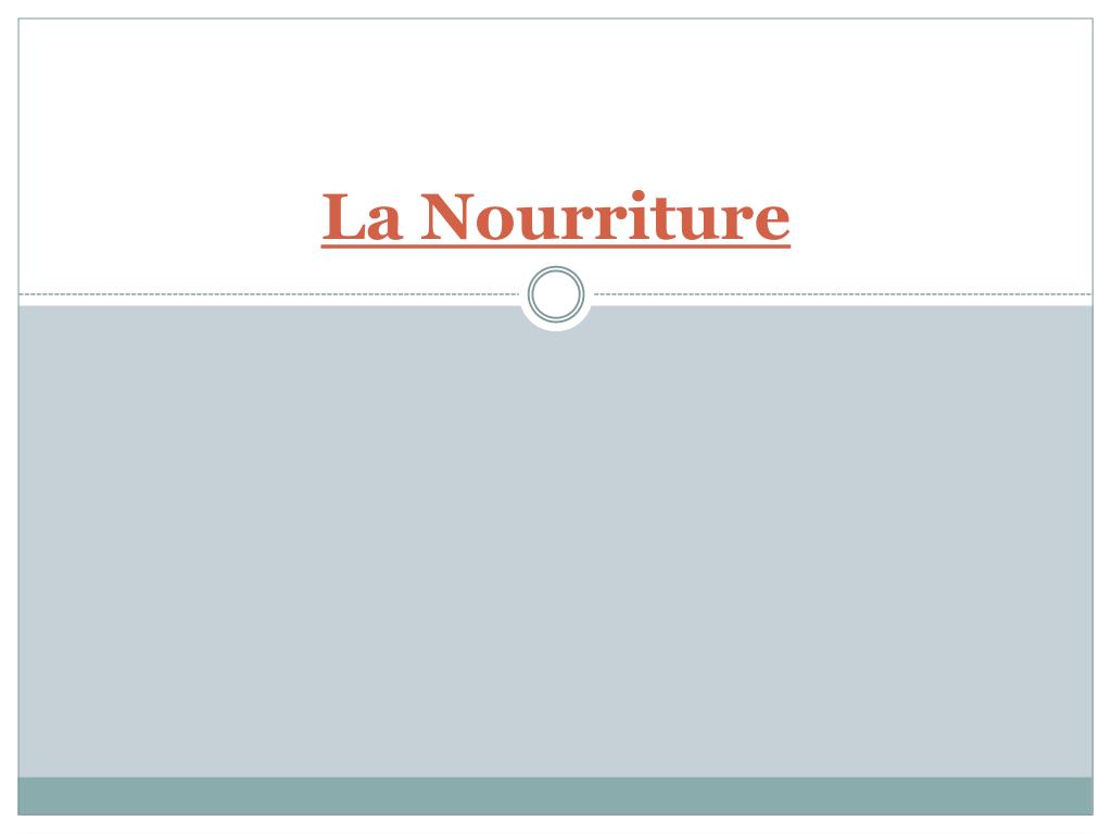 PPT - La Nourriture PowerPoint Presentation, free download - ID:2267143