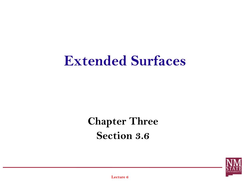 PPT - Extended Surfaces PowerPoint Presentation, free download - ID:2267971