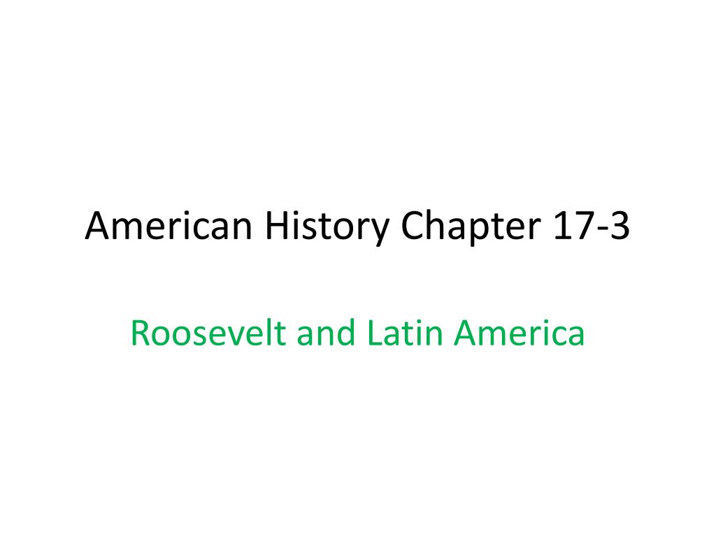 PPT - American History Chapter 17-3 PowerPoint Presentation, free ...