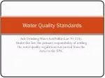 PPT - Water quality standards PowerPoint Presentation, free download ...