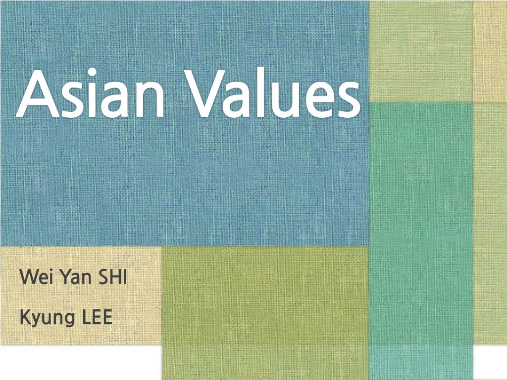 PPT - Asian Values PowerPoint Presentation, free download - ID:2268871