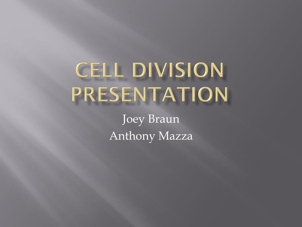 PPT - Cell division Presentation PowerPoint Presentation, free download ...