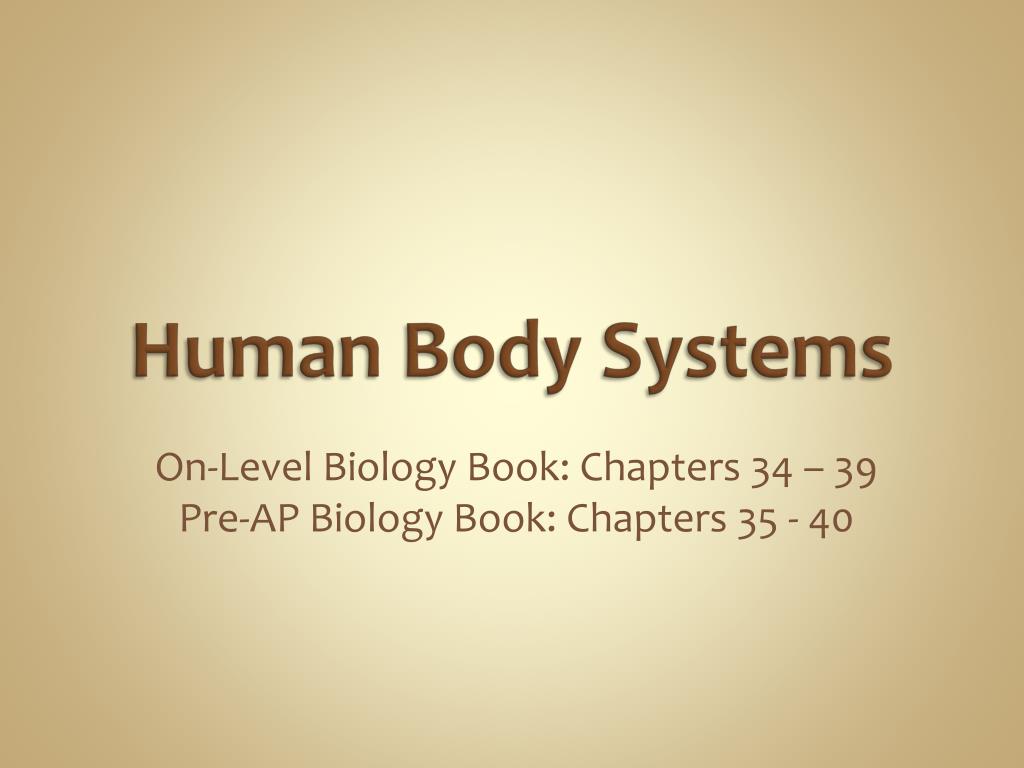 PPT - Human Body Systems PowerPoint Presentation, free download - ID ...